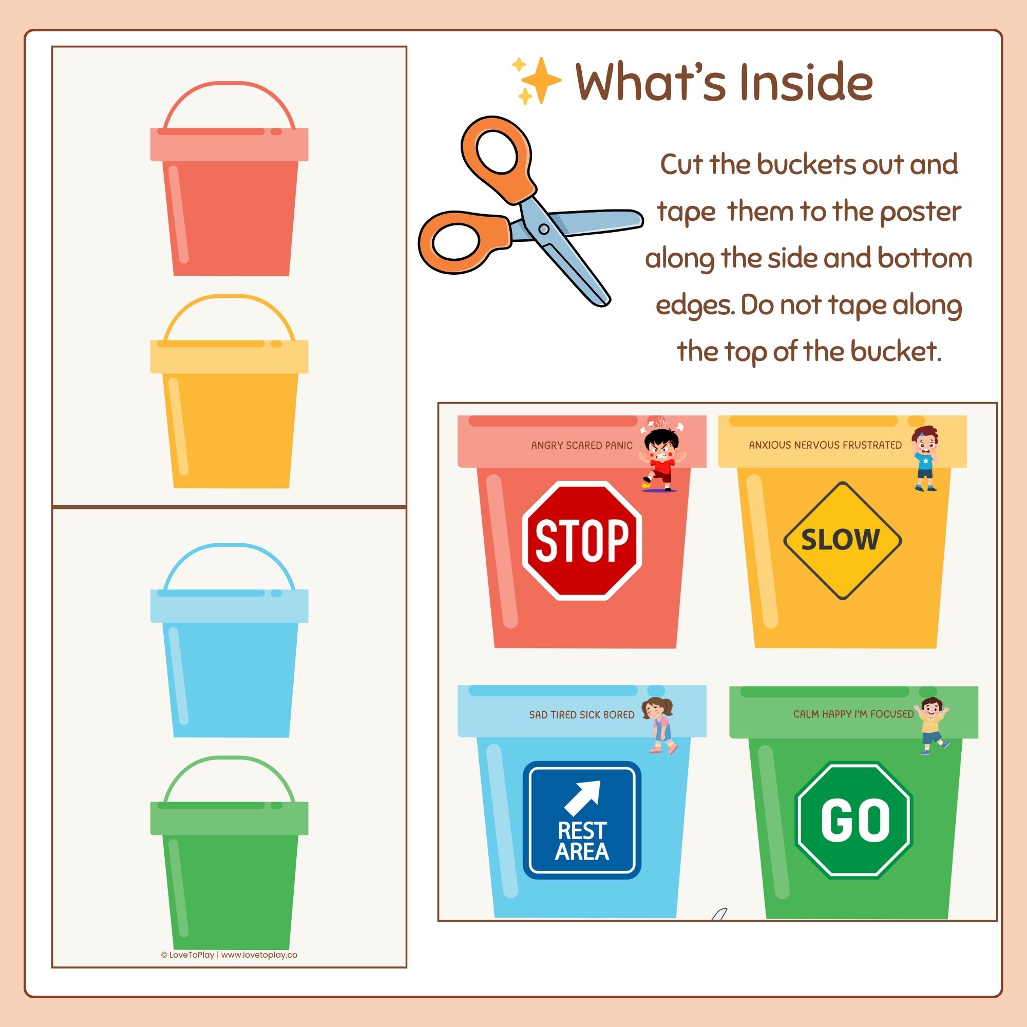 Feelings Buckets: What I Can Do When I Feel…