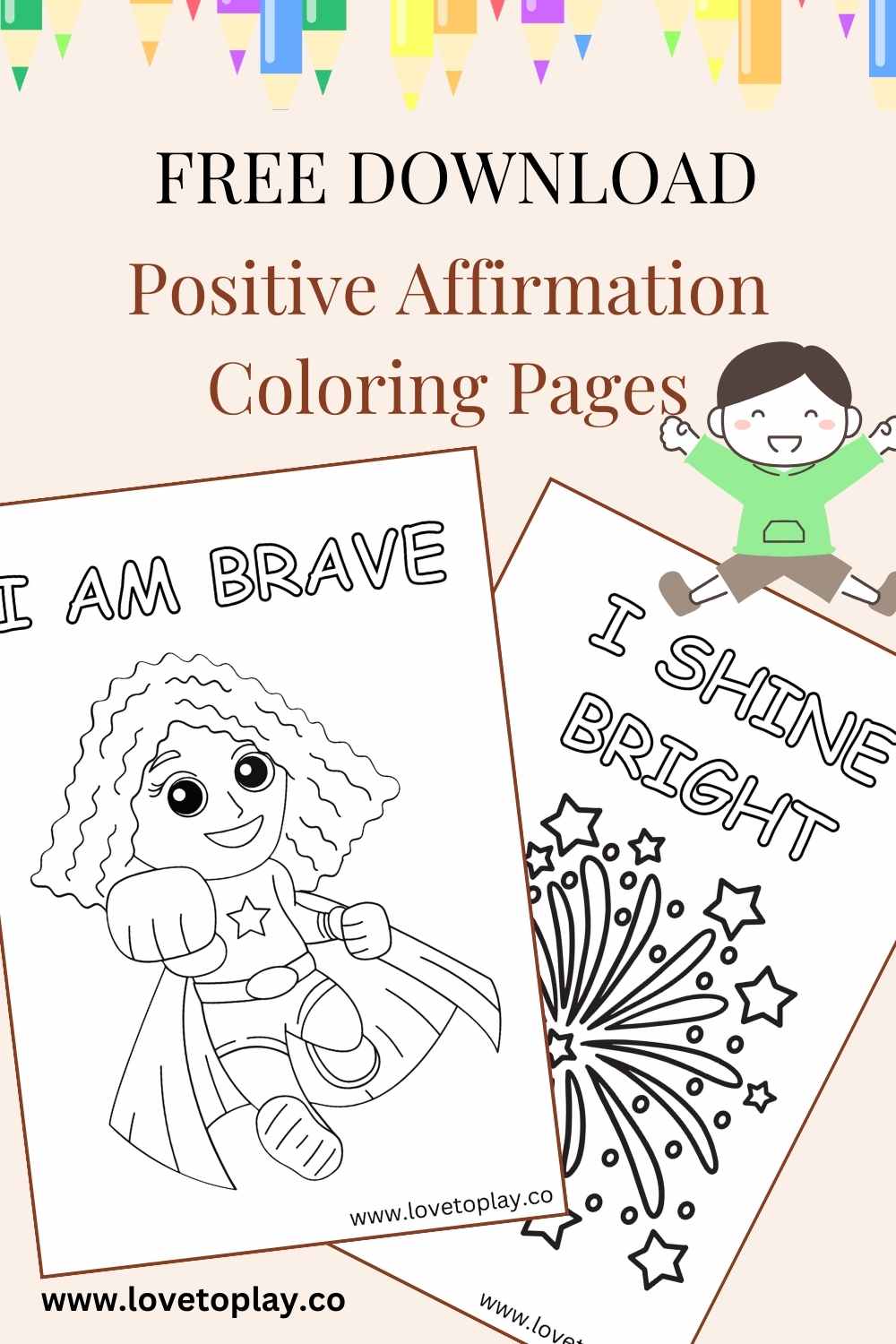 Affirmation Coloring Pages
