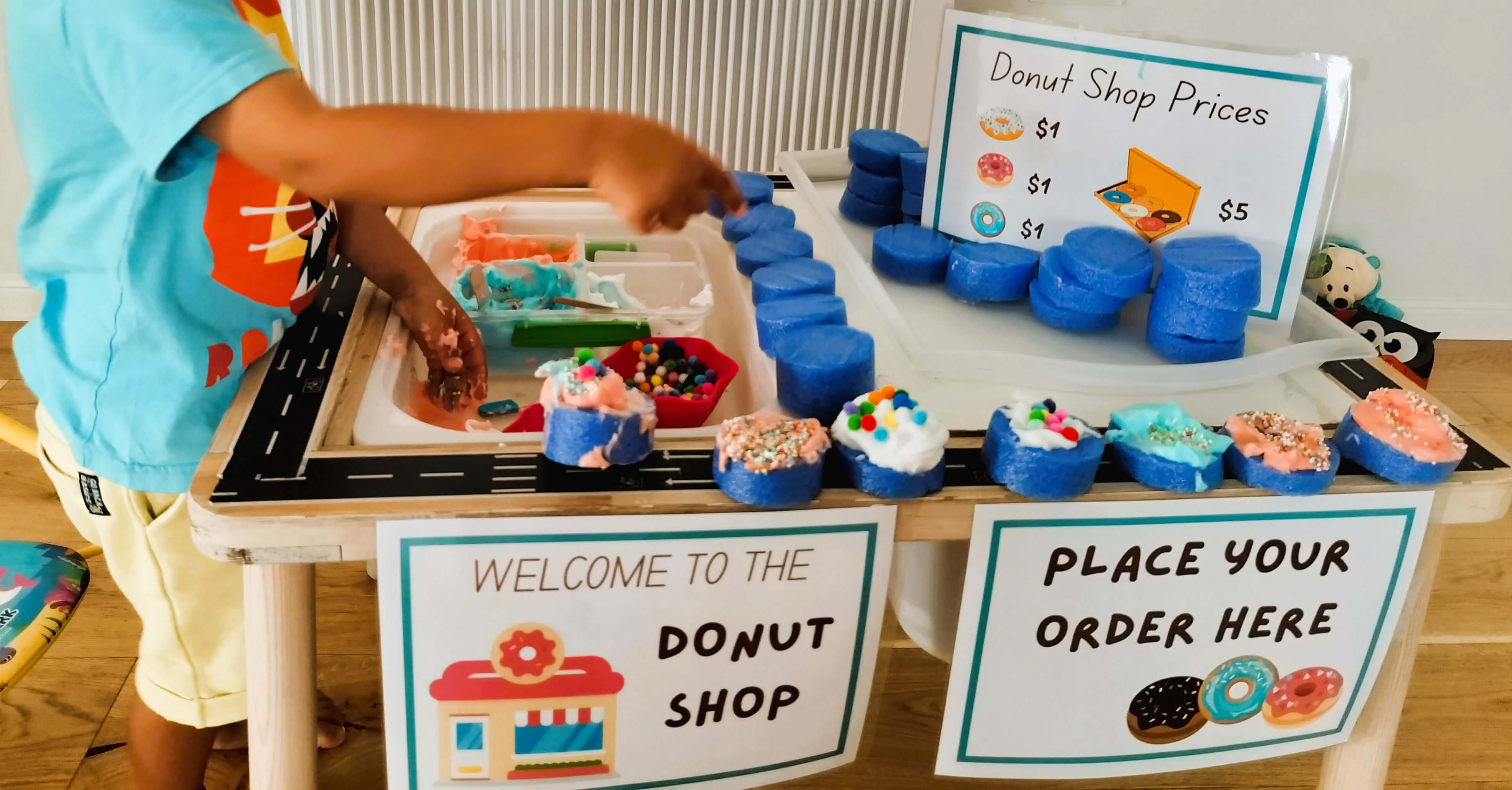 Donut Shop Dramatic Play Printable Pack