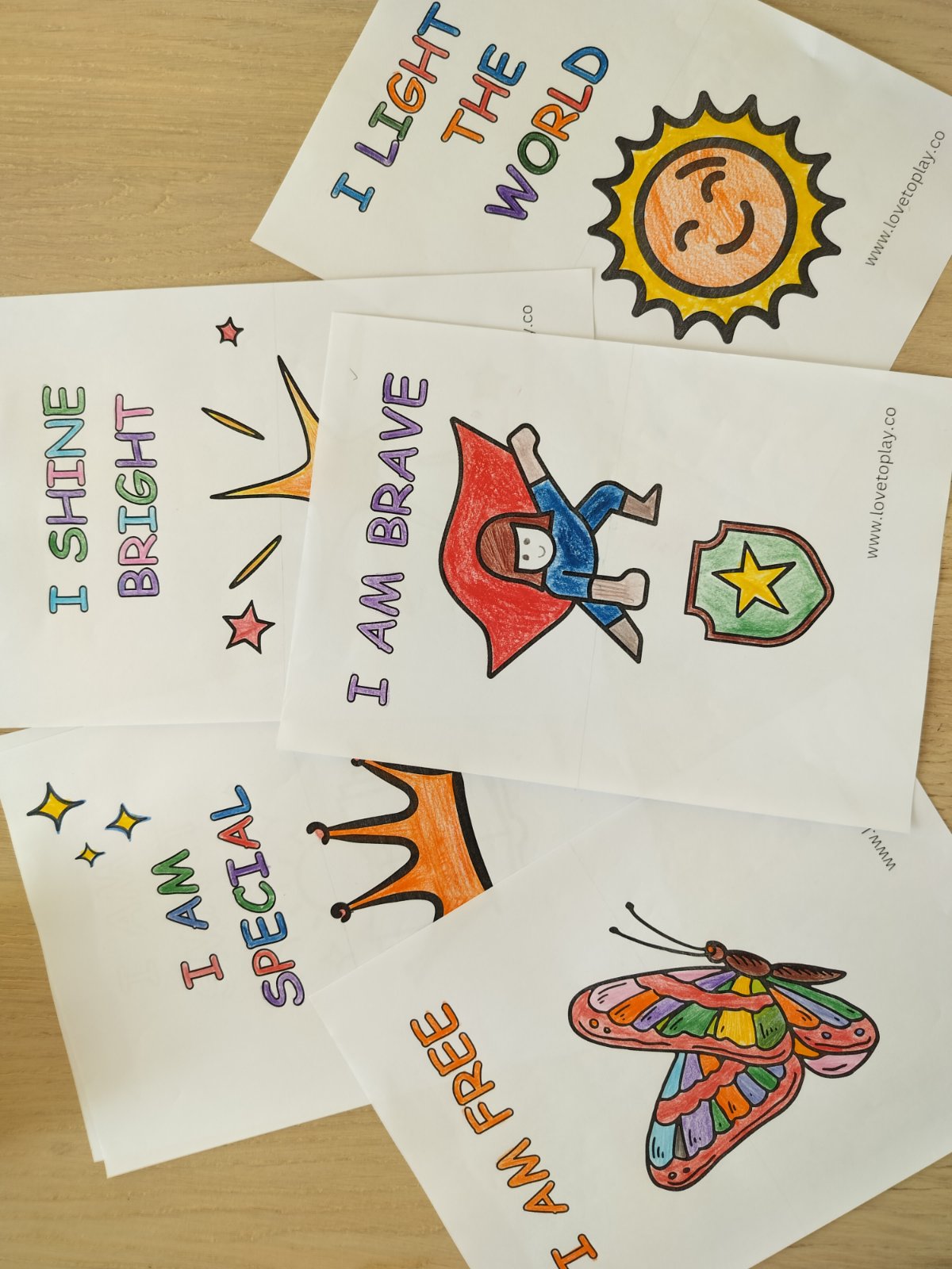 Affirmation Coloring Pages