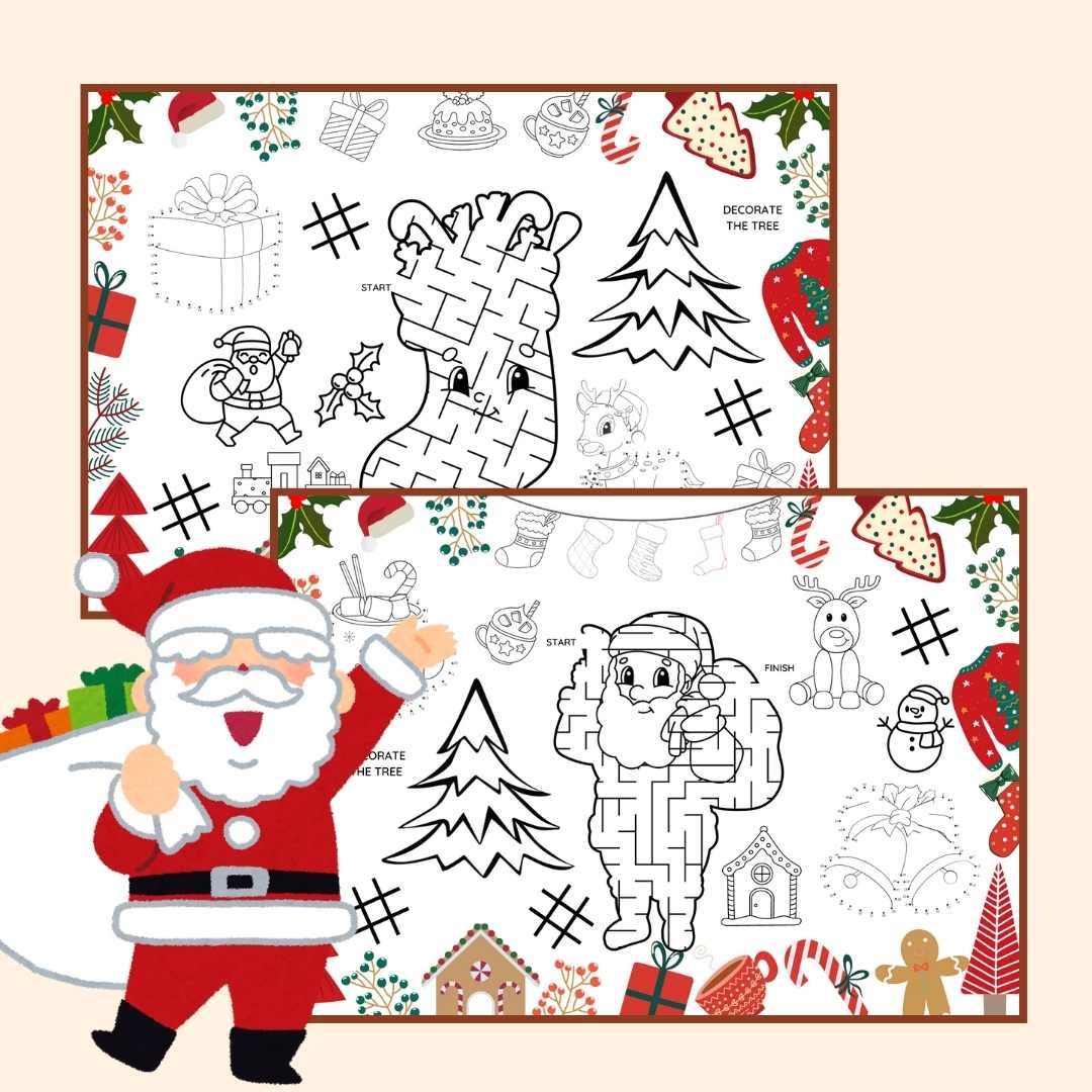 Christmas Kids Placemats